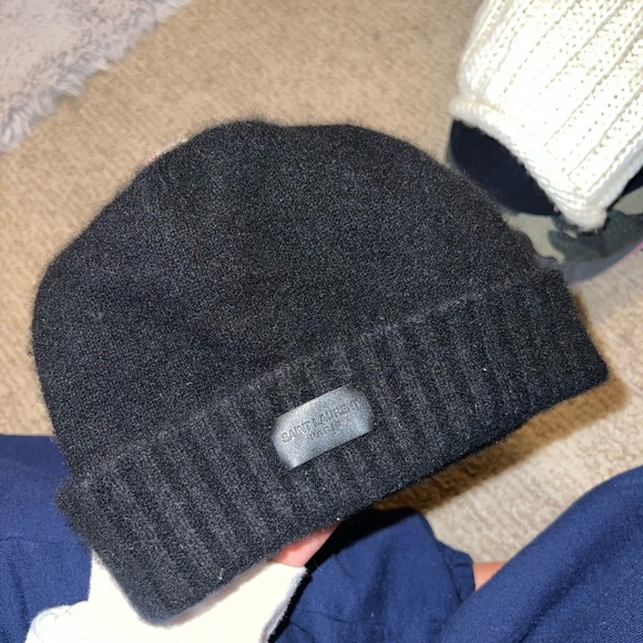 Yves Saint Laurent | Accessories | Yves Saint Laurent Beanie | Poshmark